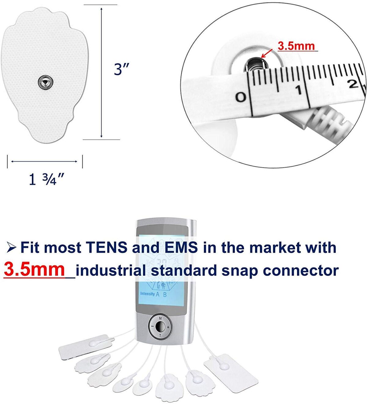 TENS Unit Pads Replacement (20 pieces) – LiteTour